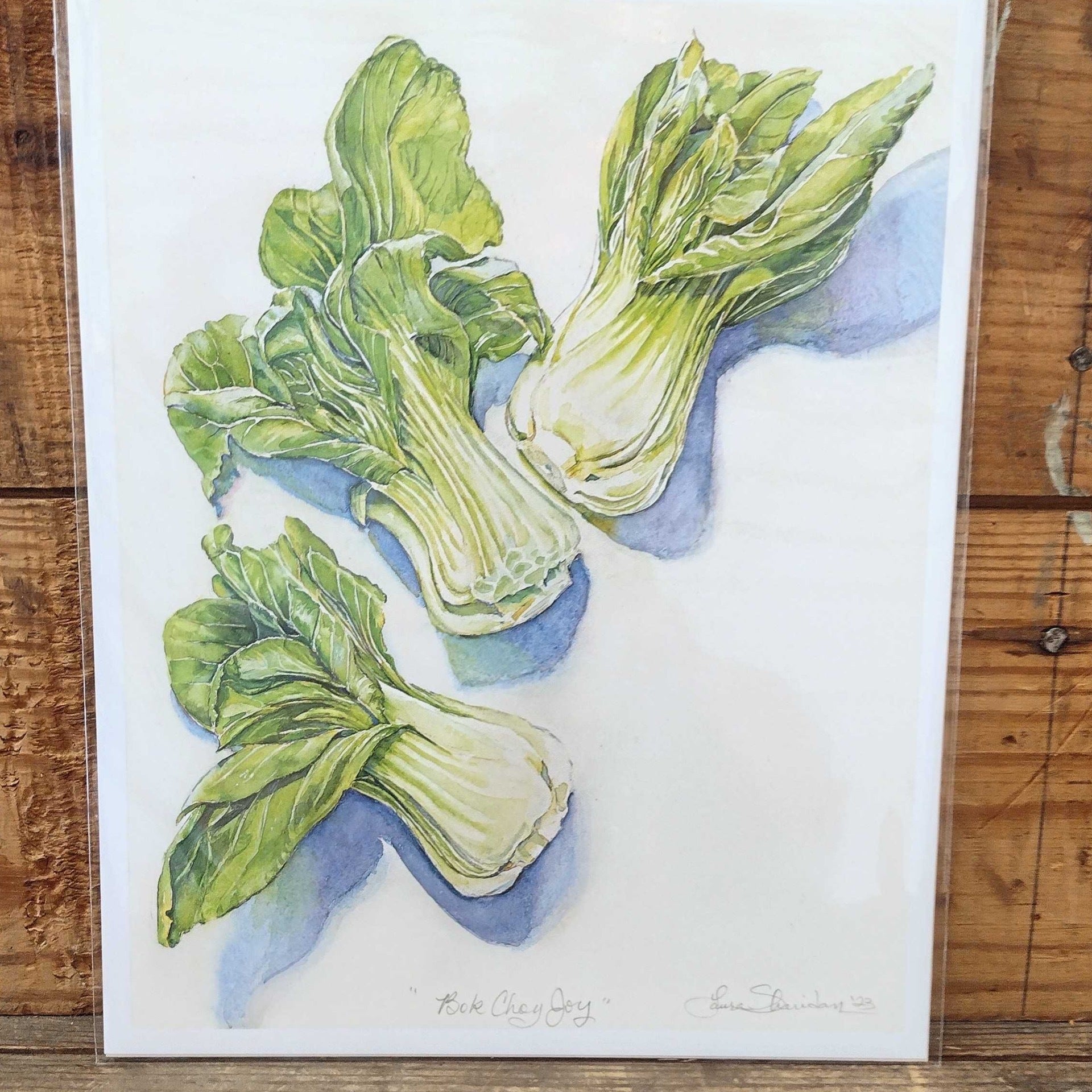 Bok Choy Joy - Laura Sheridan | Owl and Rabbit Gallery