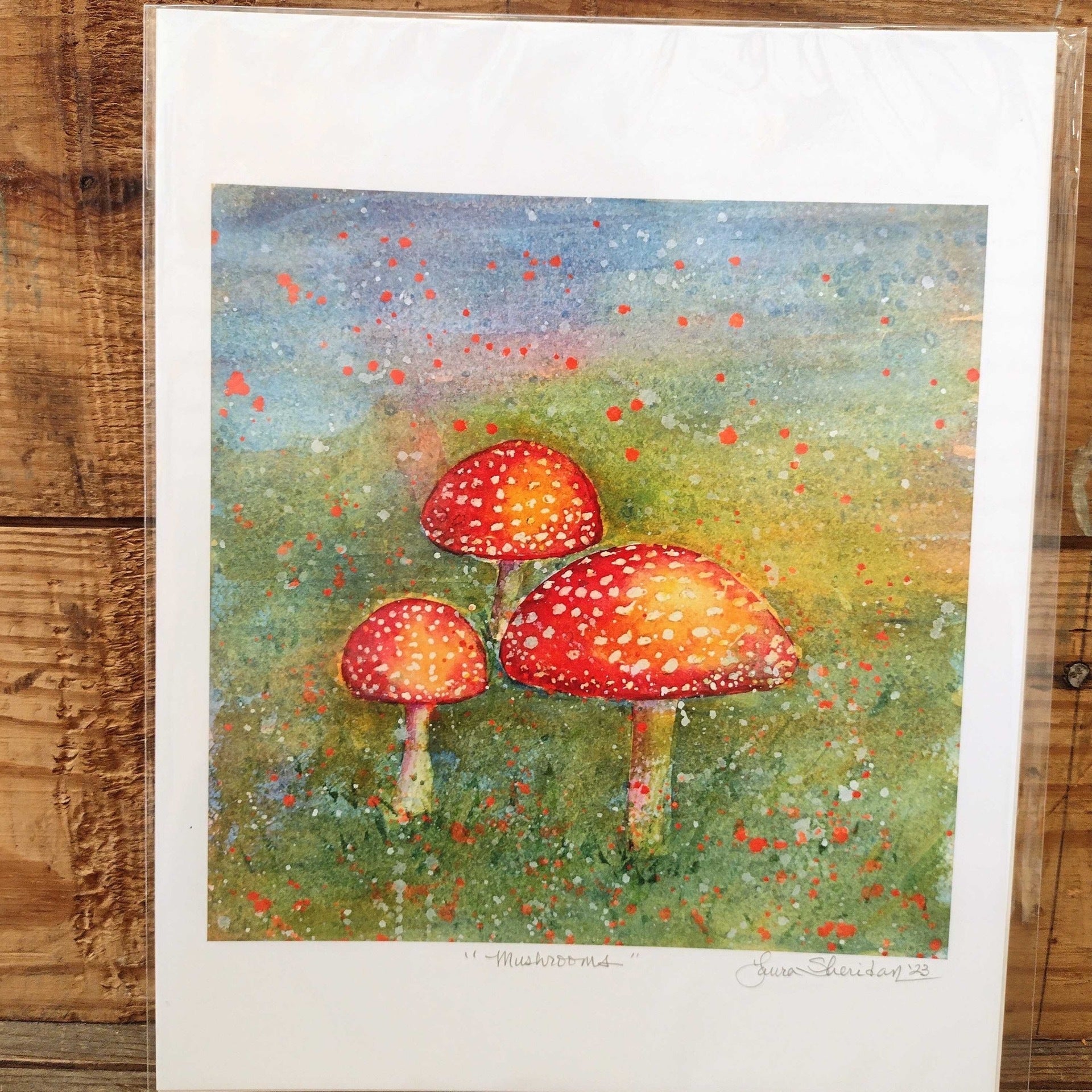 Mushrooms - Laura Sheridan | Owl and Rabbit Gallery